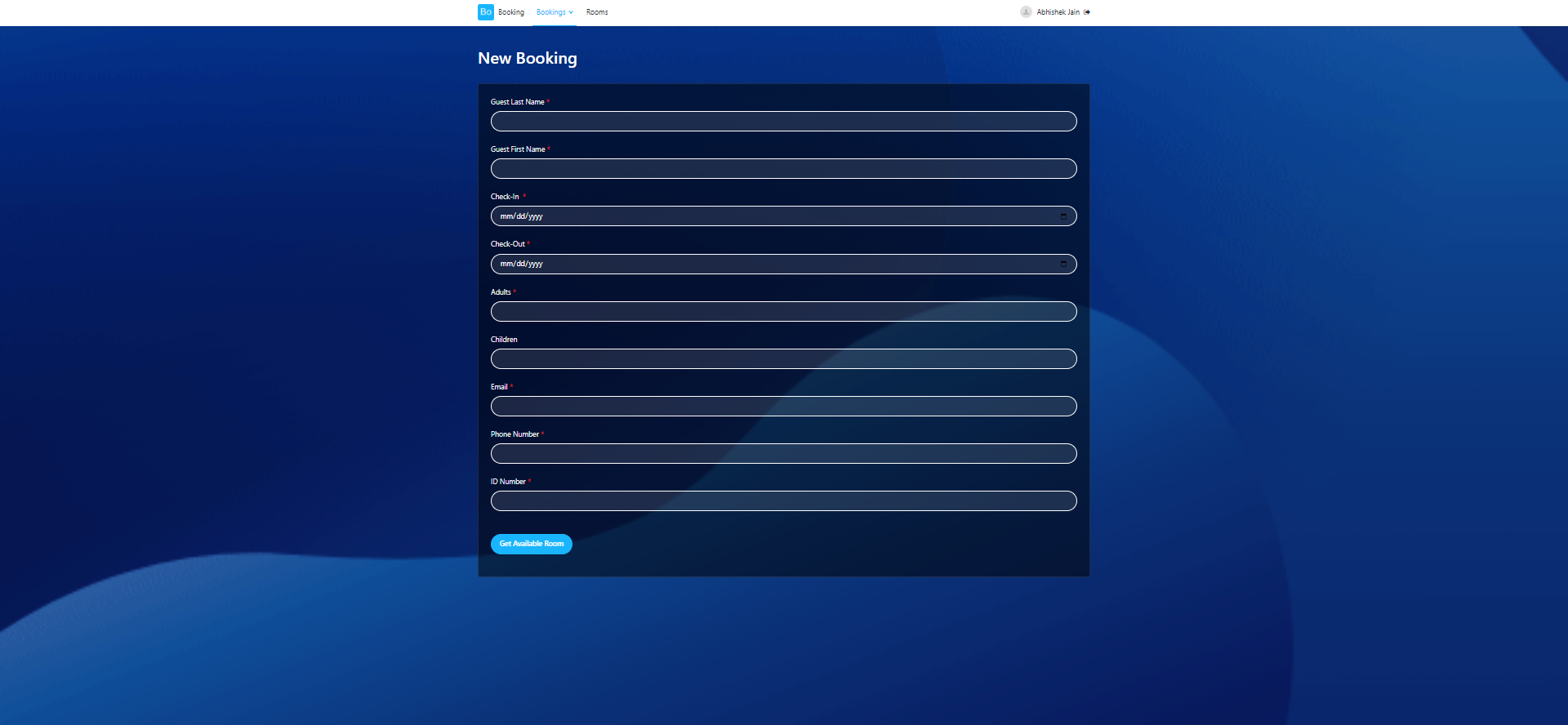Hotel Booking Application - Overview (O11) | OutSystems