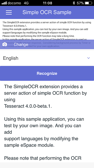 Simple OCR Sample Mobile - Overview (O11) | OutSystems