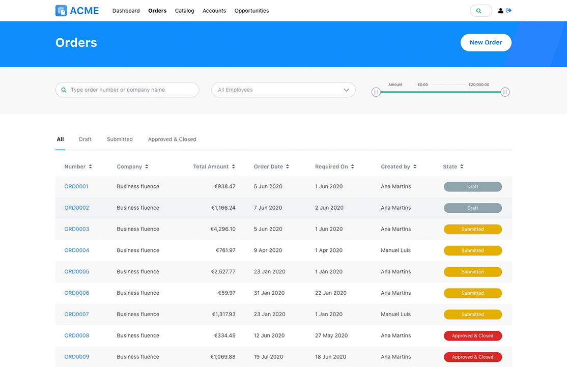Order Management - Overview (O11) | OutSystems
