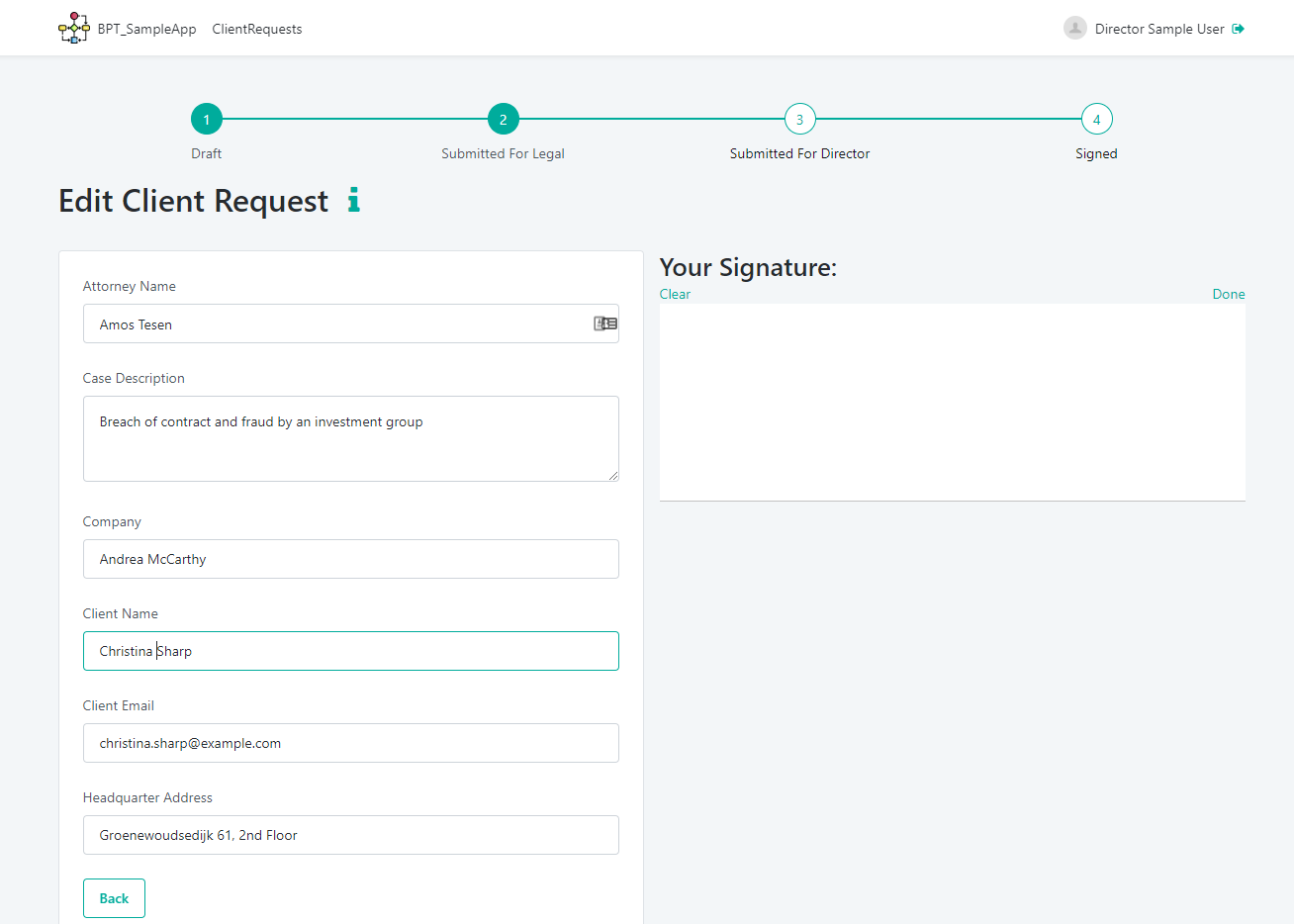 BPT Approval Flow - Sample Reactive Web App - Overview (O11) | OutSystems