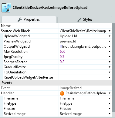 Resize Image Before Upload - Overview (O11) | OutSystems