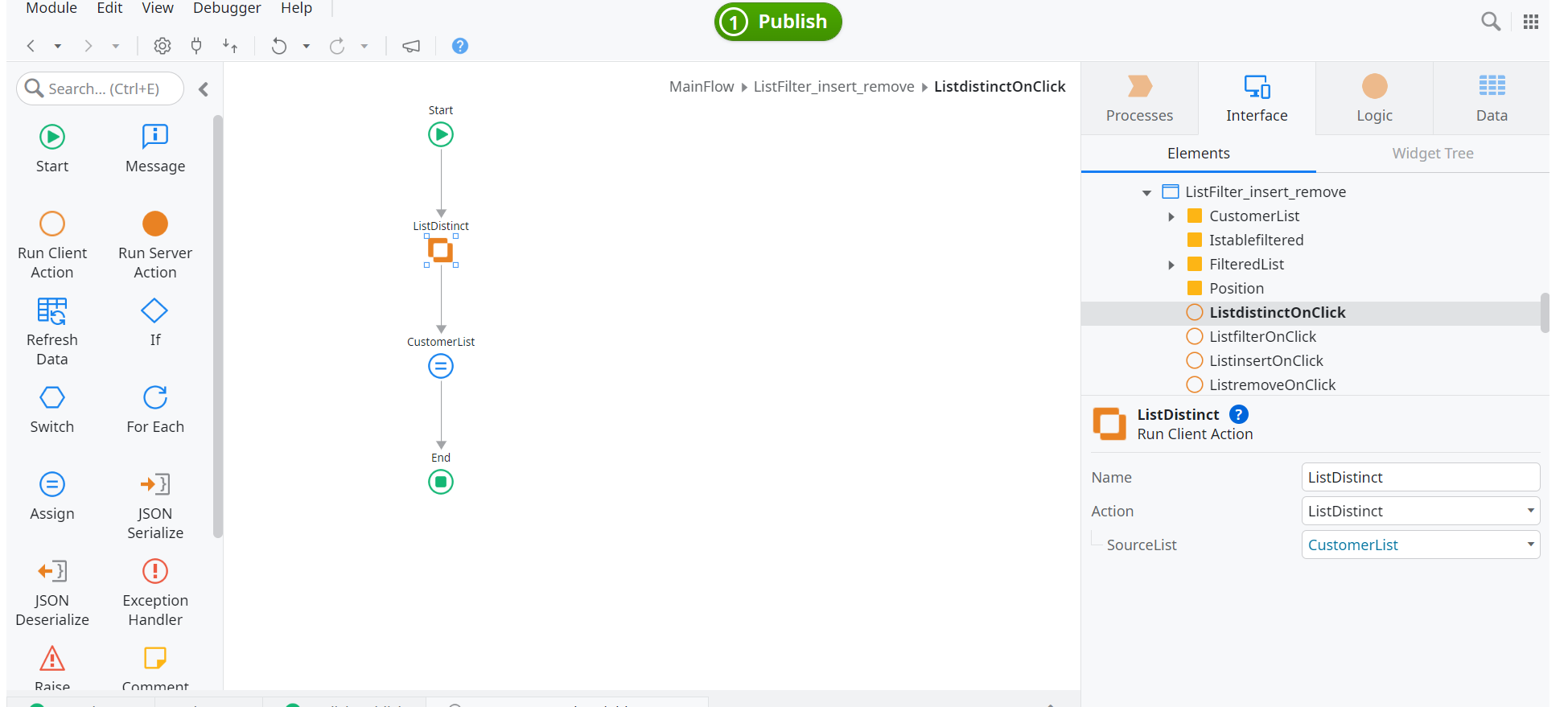 List_Actions_component - Overview (O11) | OutSystems