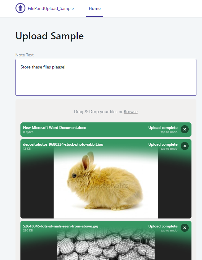 FilePondUpload - Overview (O11) | OutSystems