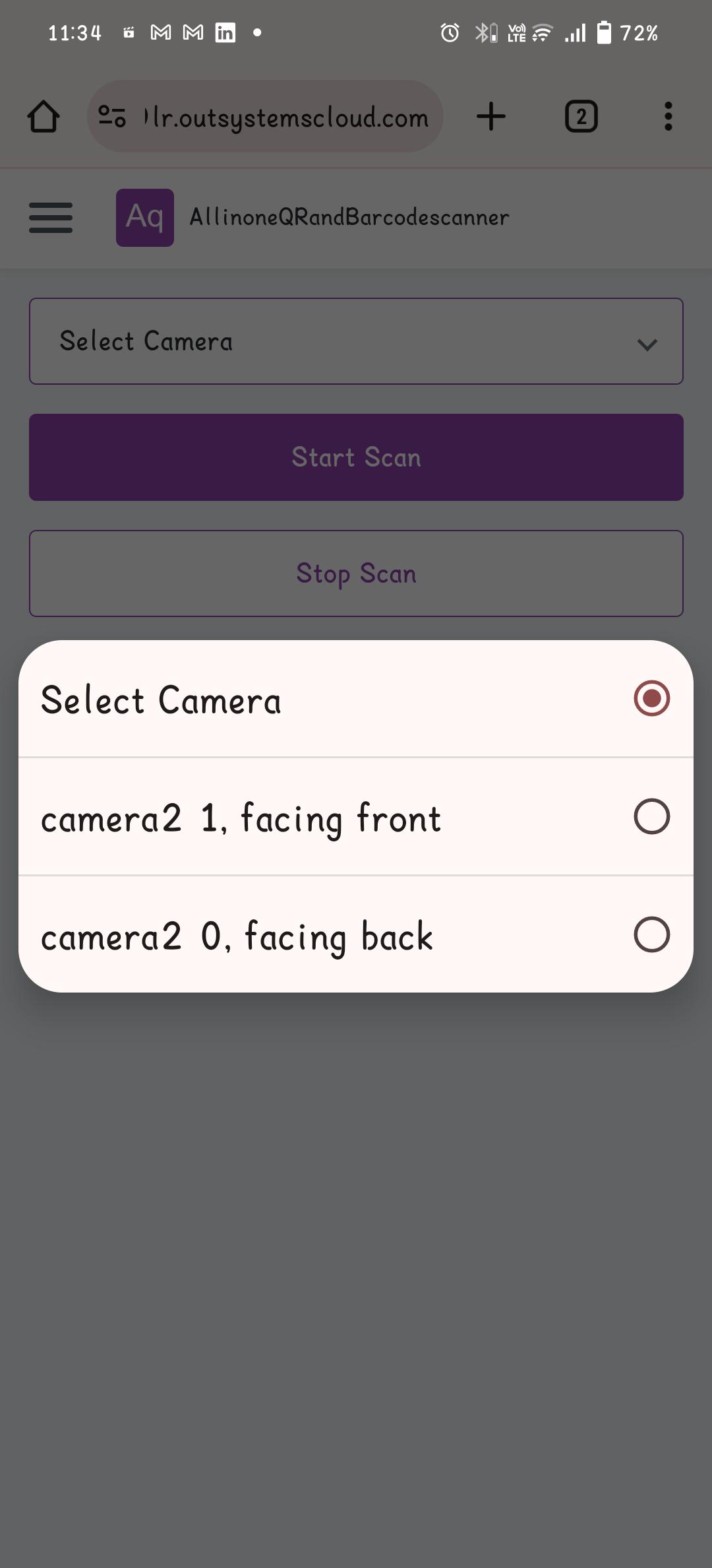 All in one QR and Barcode scanner using web browser - Overview (O11 ...