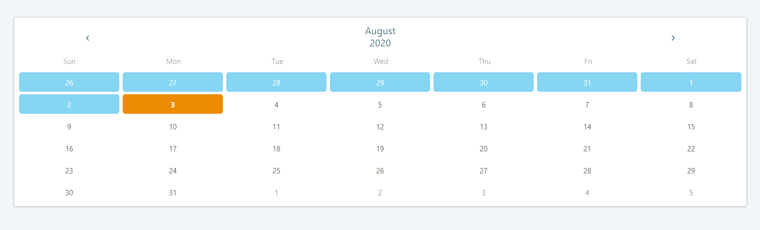 Customize Javascript Calendar - Overview (O11) | OutSystems