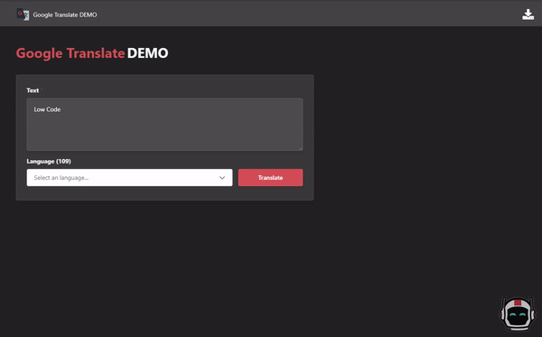 Google Translate Free - Overview (O11) | OutSystems