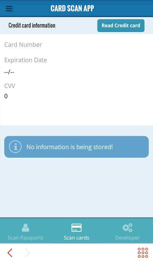 Card Scan Sample - Overview (O11) | OutSystems