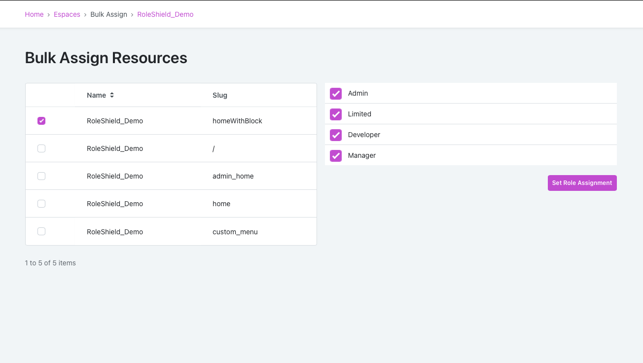 RoleShield Dashboard - Overview (O11) | OutSystems