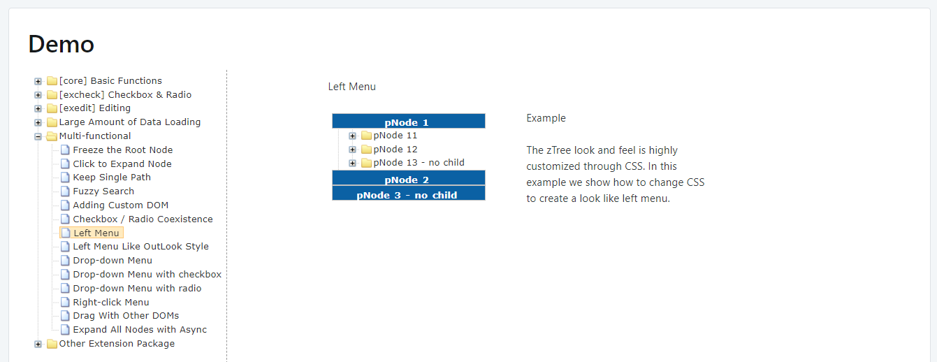 zTree - Overview (O11) | OutSystems