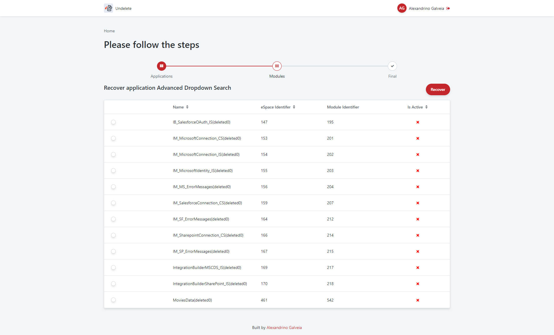 Undelete - Overview (O11) | OutSystems