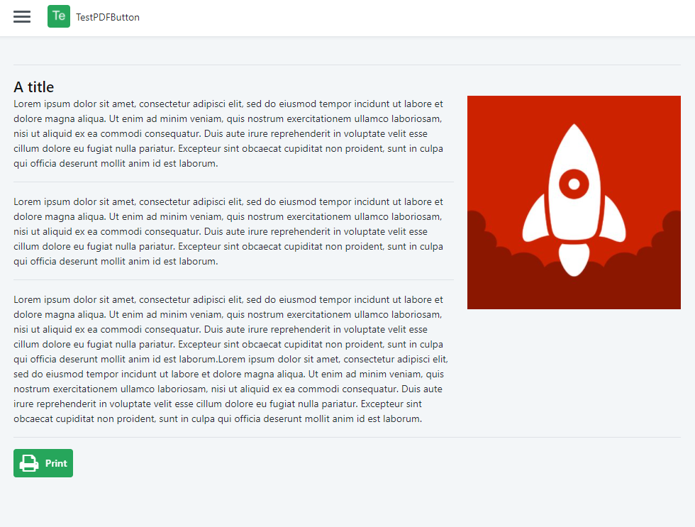 Reactive Print PDF Button - Overview (O11) | OutSystems