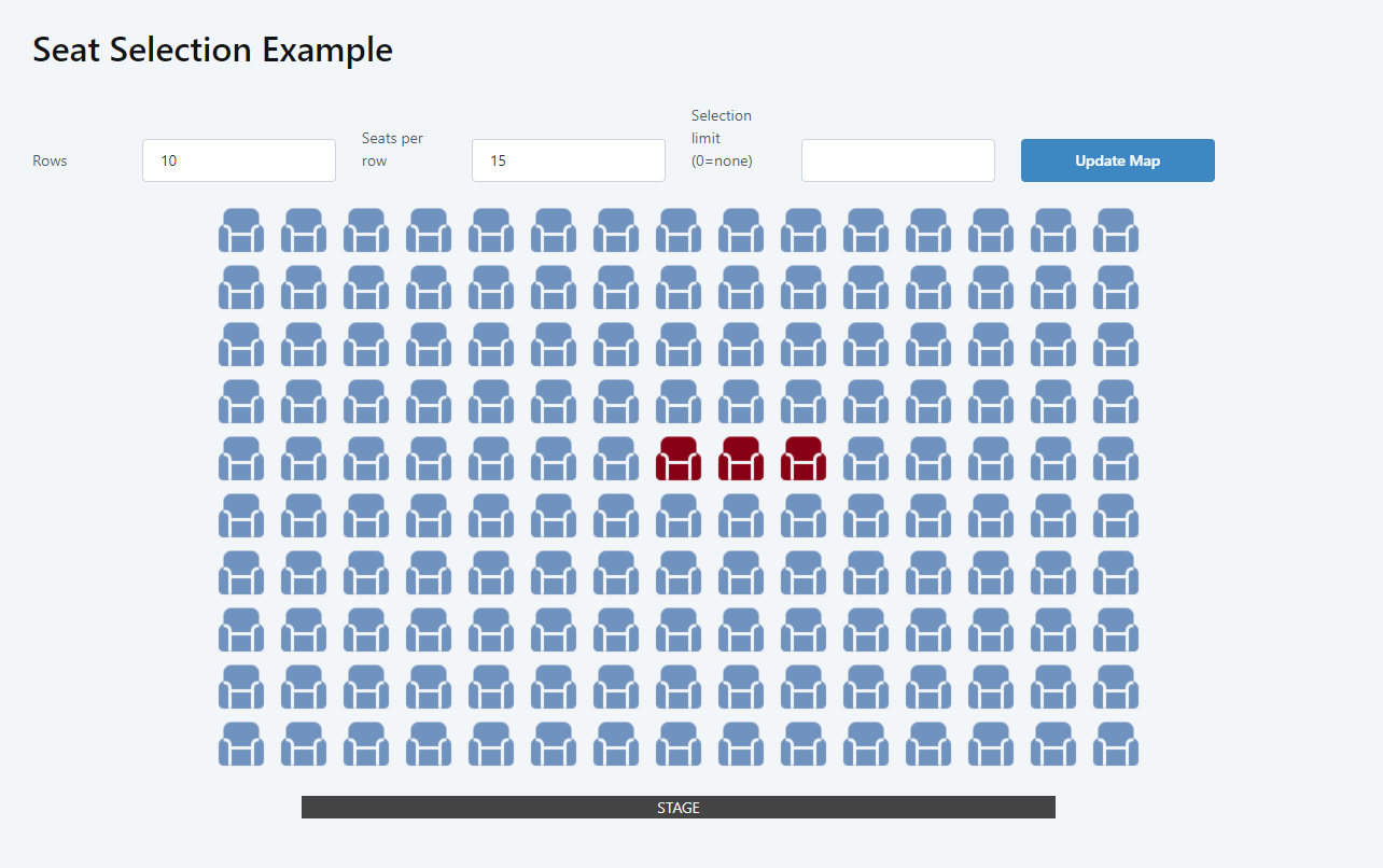 Seat Map Selector UI - Overview (O11) | OutSystems