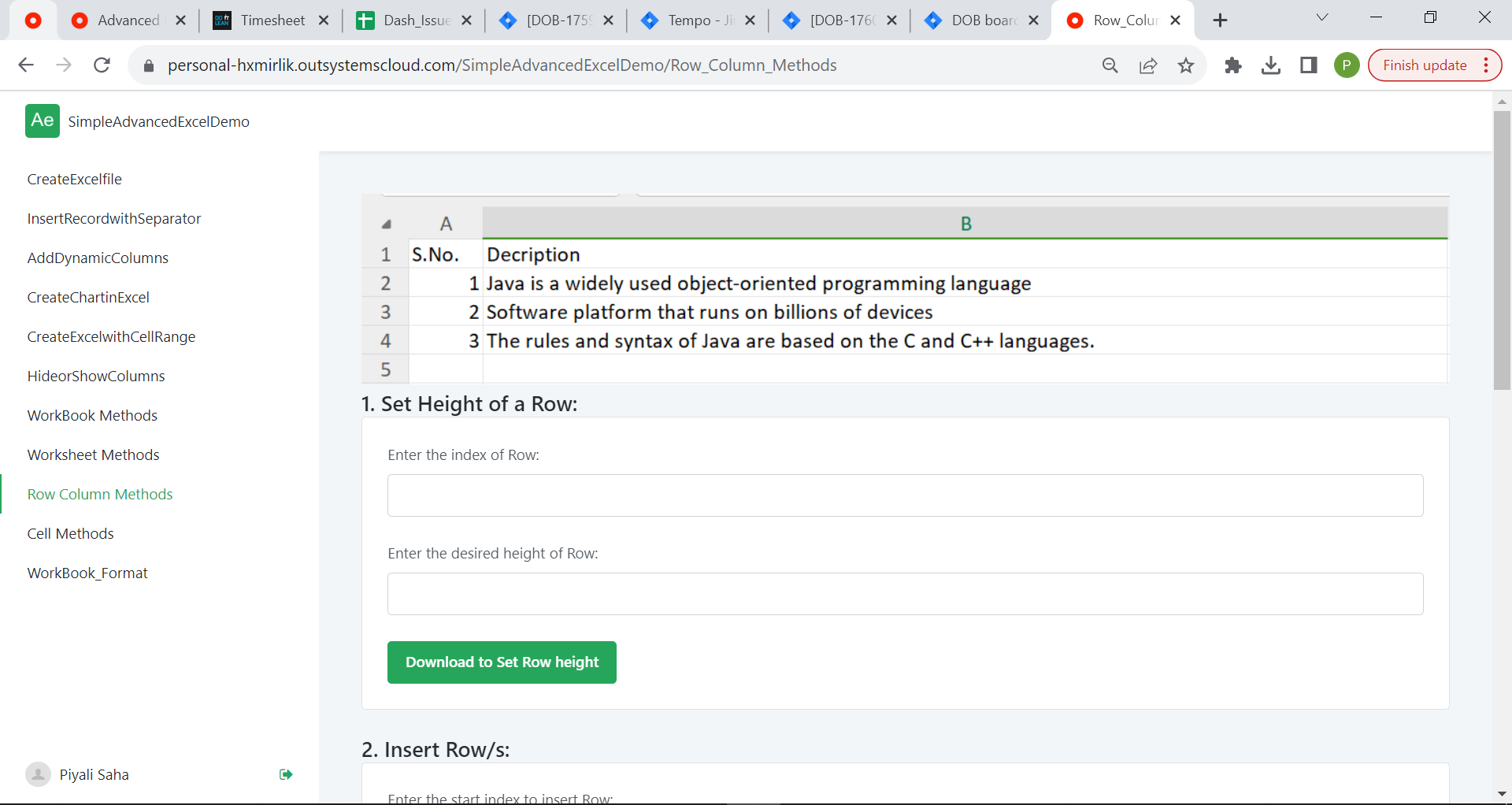 Advanced Excel Demo - Overview (O11) | OutSystems