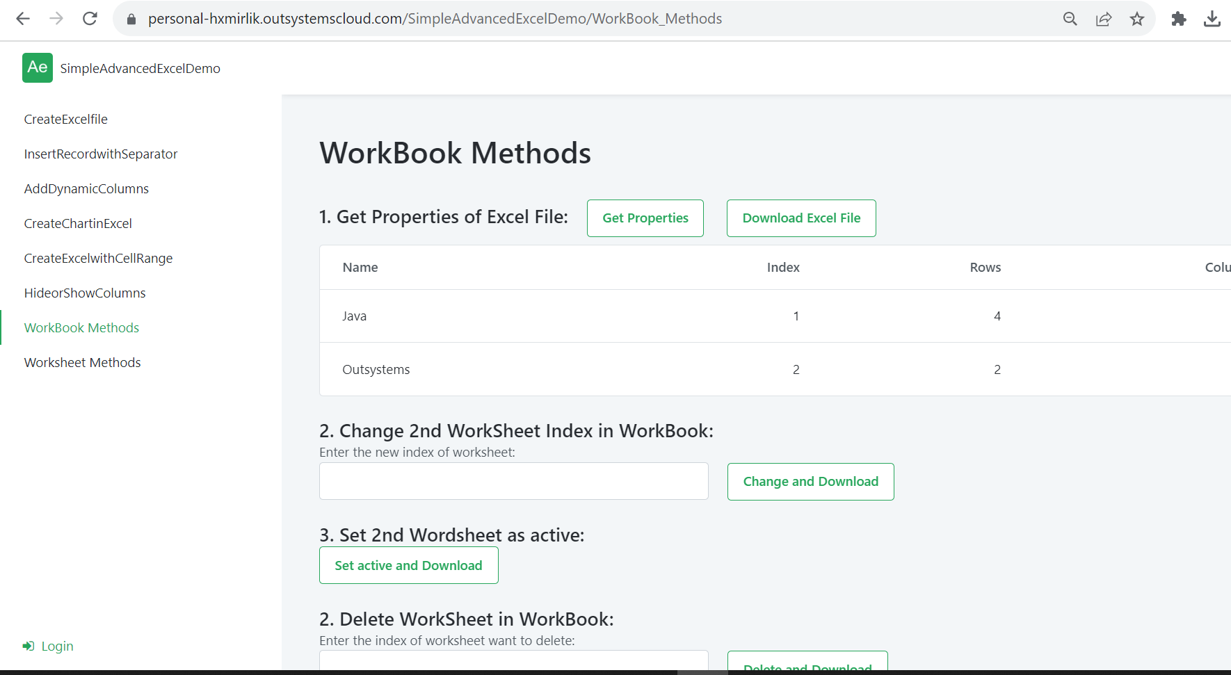Advanced Excel Demo - Overview (O11) | OutSystems
