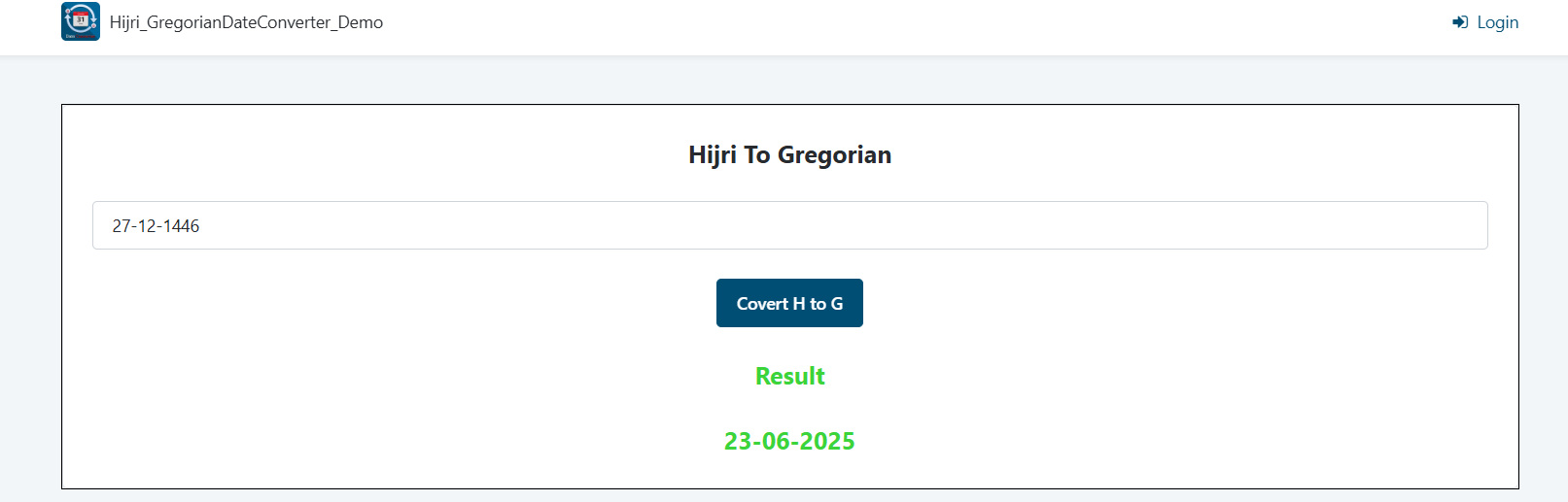 Hijri ↔ Gregorian Date Converter - Overview (O11) | OutSystems