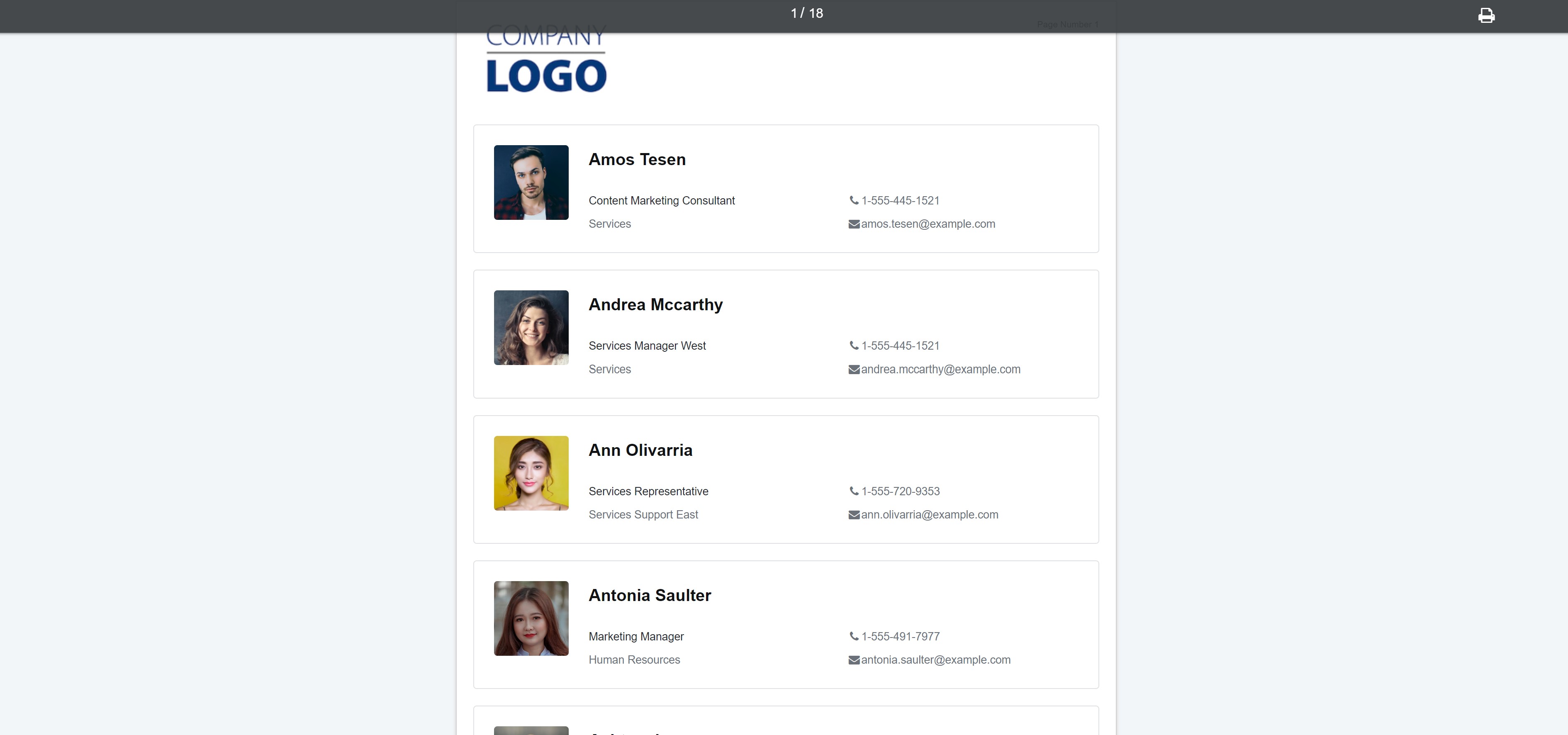 Simple Reports PDF - Overview (O11) | OutSystems