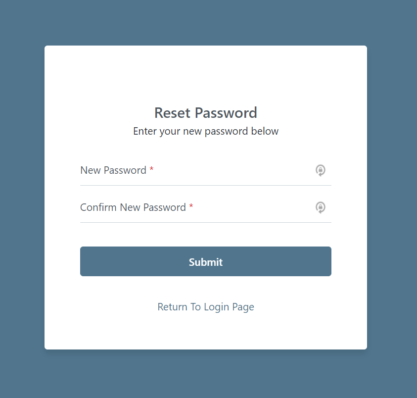 Reset Password Flow - Overview (O11) | OutSystems